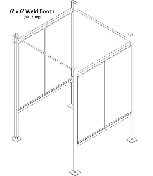 Custom-Built Weld Booths | M1M automotive/industrial equipment